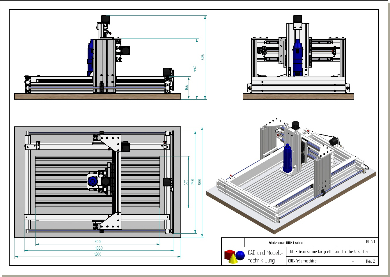 Cnc Milling Blueprint